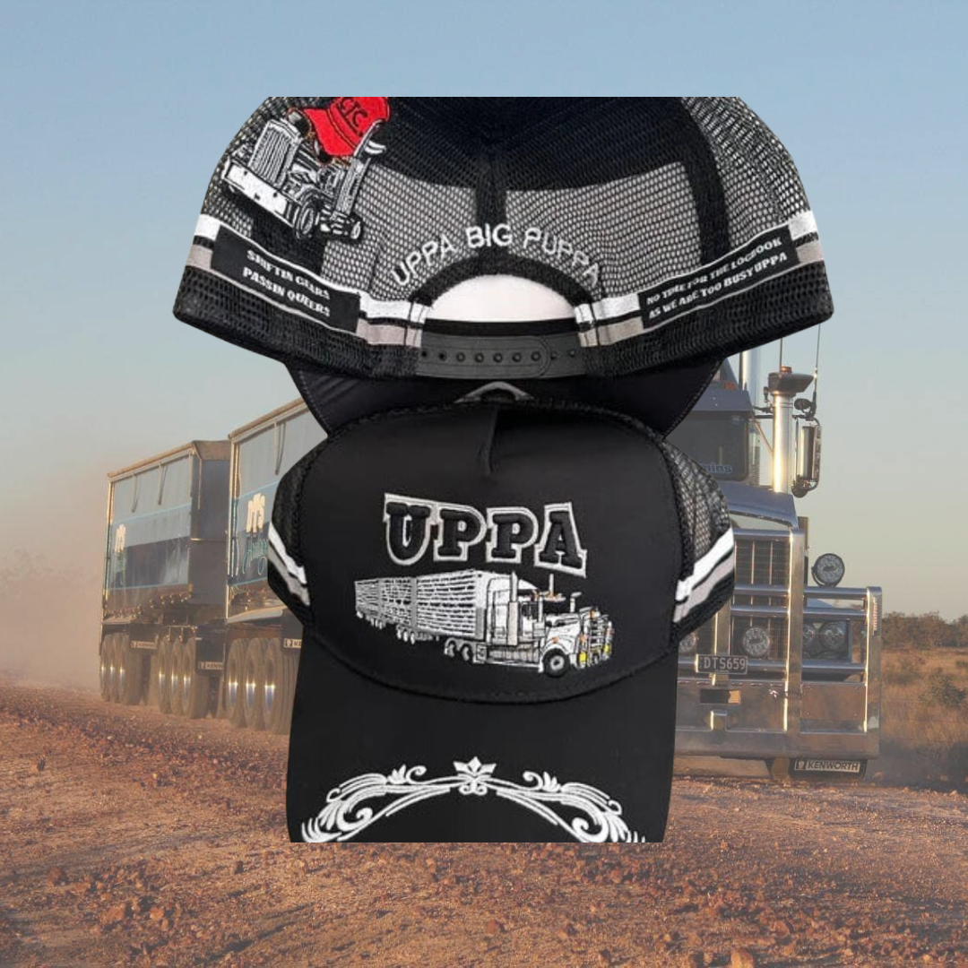 UPPA TRUCKER CAP - ALL BLACK – The Country Companies
