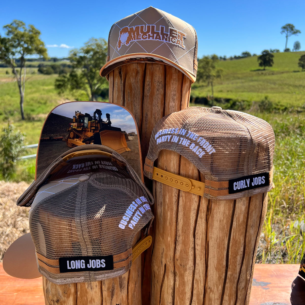 MULLET MECHANICAL TRUCKER CAP TAN – The Country Companies