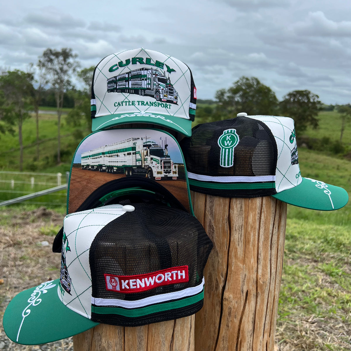 CURLEY TRUCKER CAP WHITE RANGE – The Country Companies