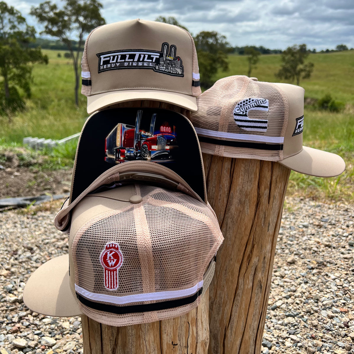 Full Tilt Tan Trucker Cap – The Country Companies