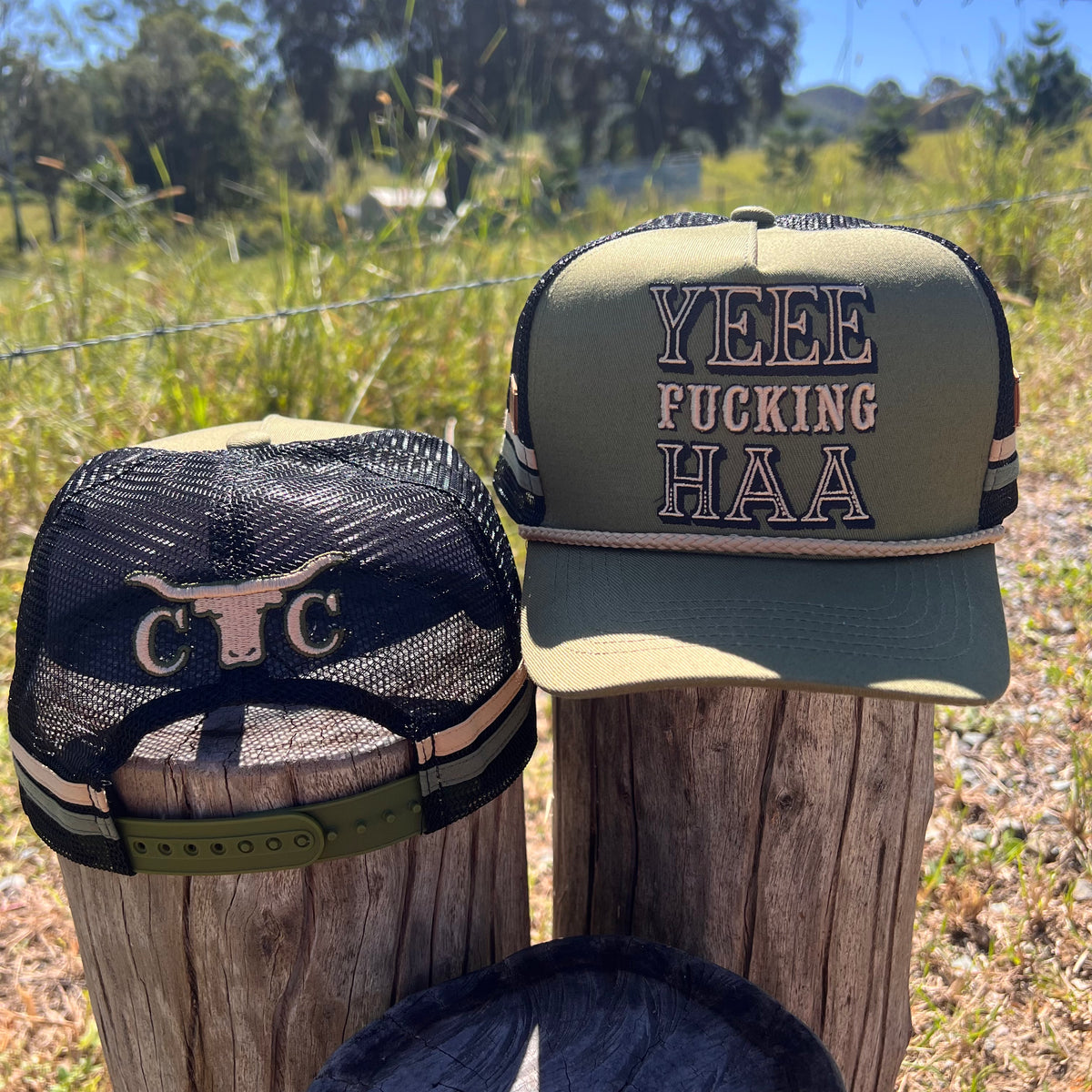 YEE HAA TRUCKER CAP RANGE – The Country Companies
