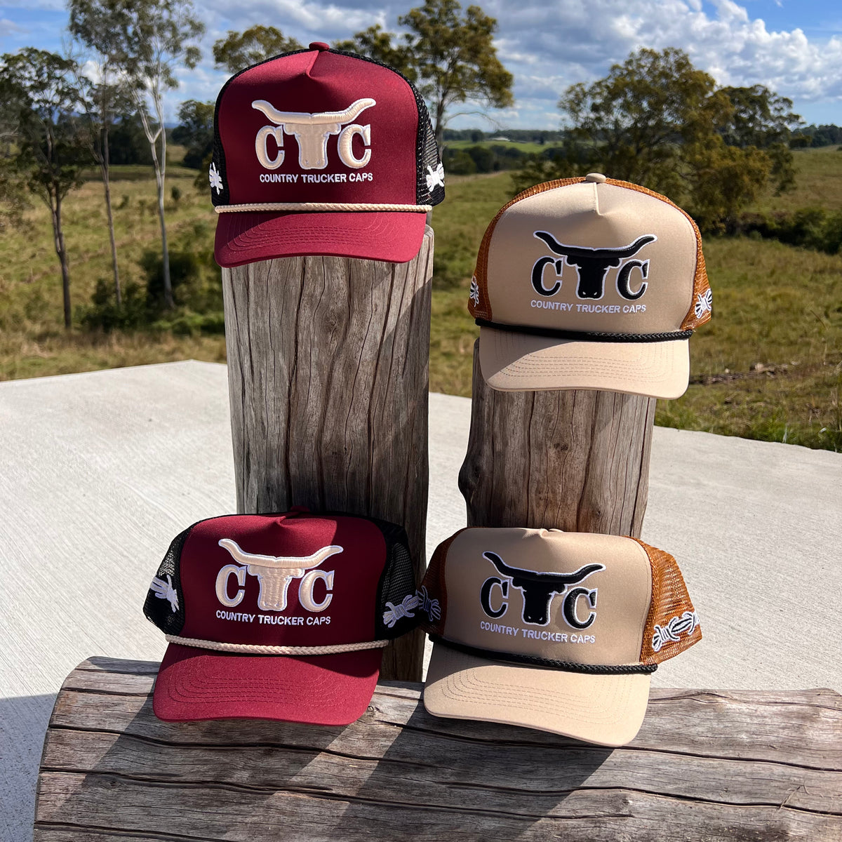 BARBED WIRE TRUCKER CAP RANGE – The Country Companies