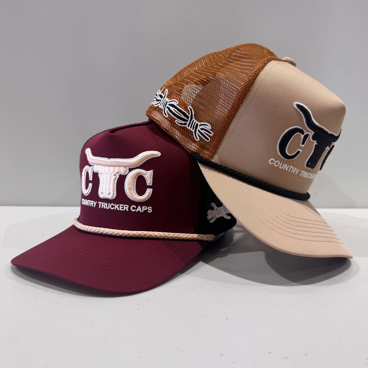 BARBED WIRE TRUCKER CAP RANGE – The Country Companies