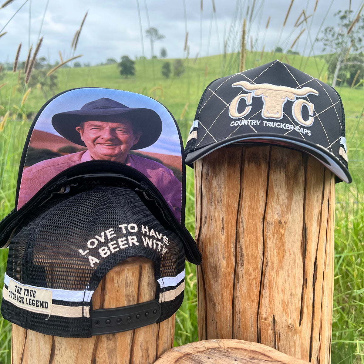 SLIM DUSTY TRUCKER CAP - BLACK – The Country Companies