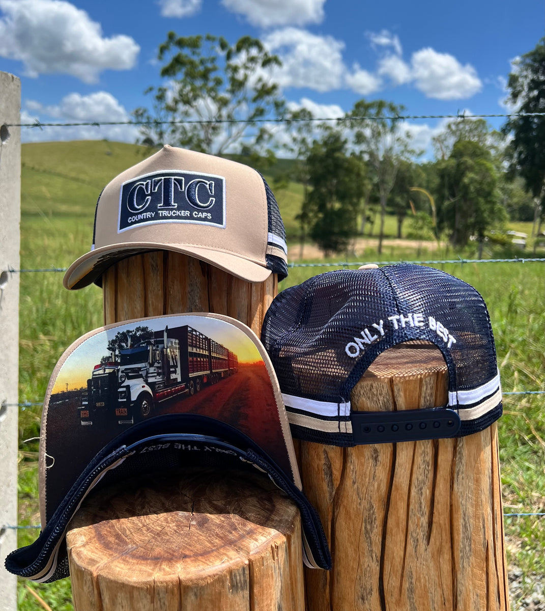 NAVY PATCH TRUCKER CAP – The Country Companies