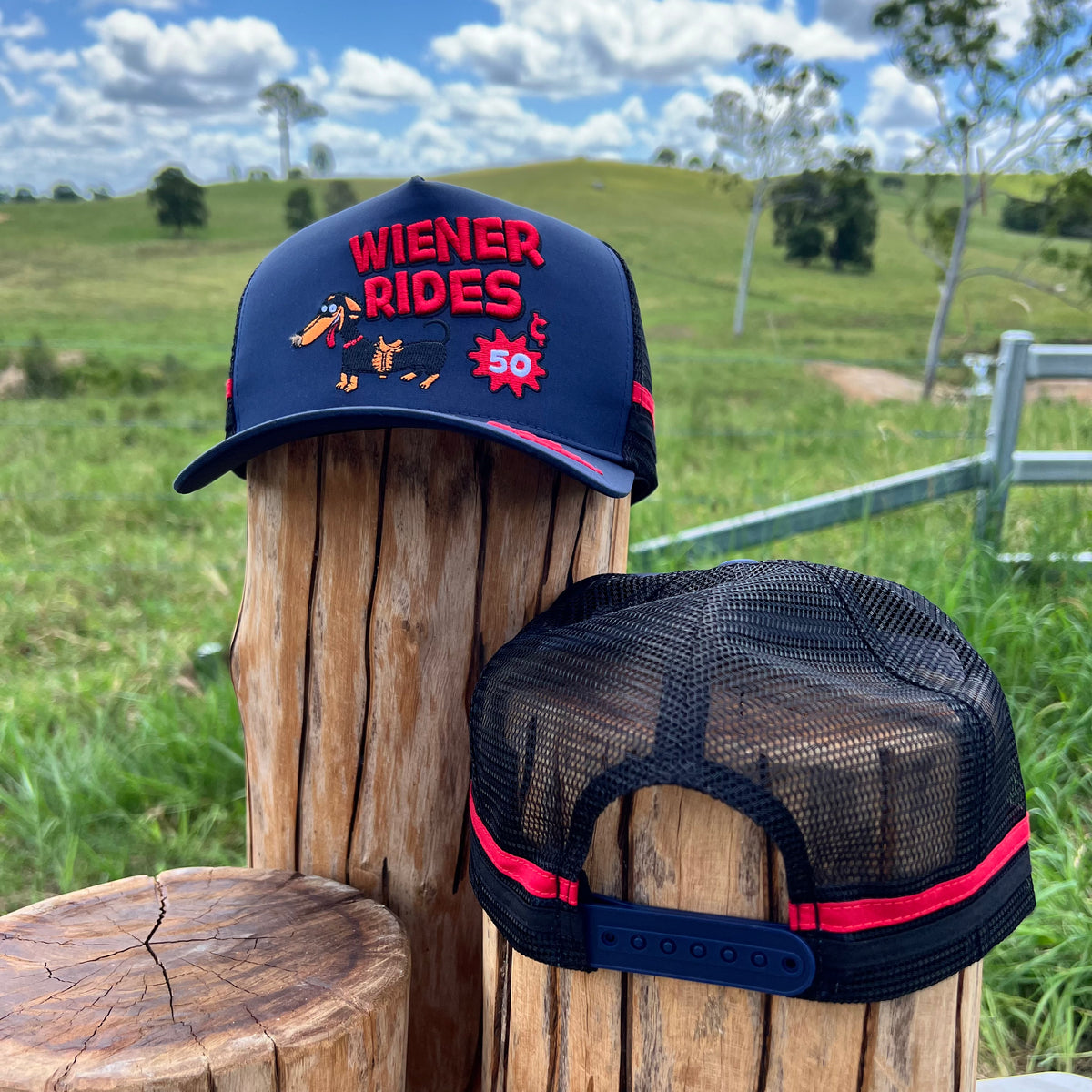 WIENER RIDES TRUCKER CAP – The Country Companies