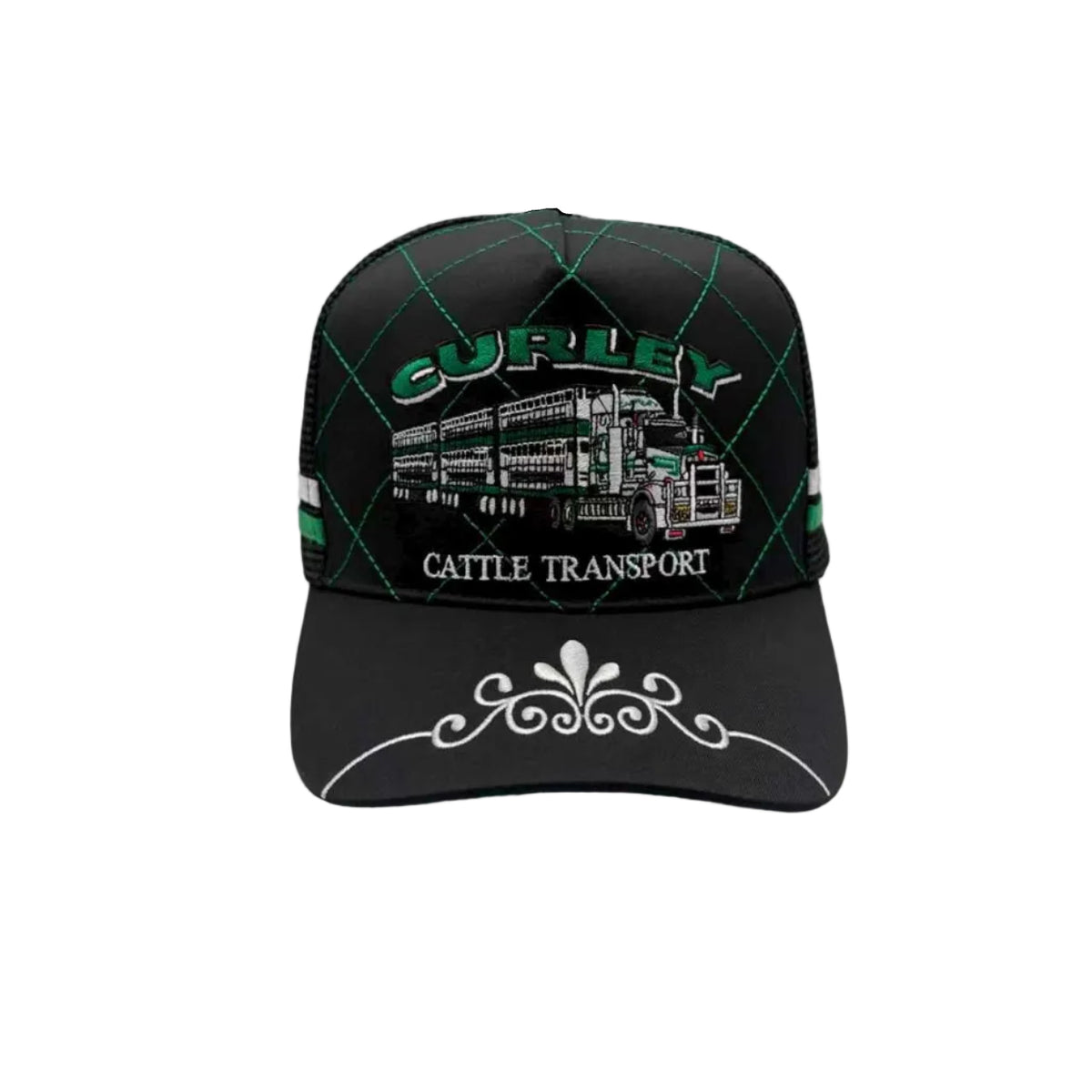 CURLEY TRANSPORT BLACK TRUCKER CAP – The Country Companies