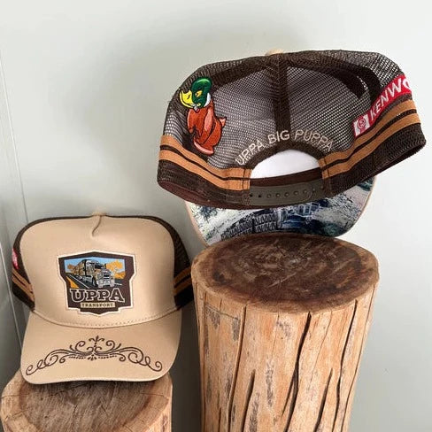 UPPA BADGE TRUCKER CAP - CHOCOLATE – The Country Companies