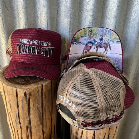 BUILT FOR COWBOY SHIT TRUCKER CAP – The Country Companies